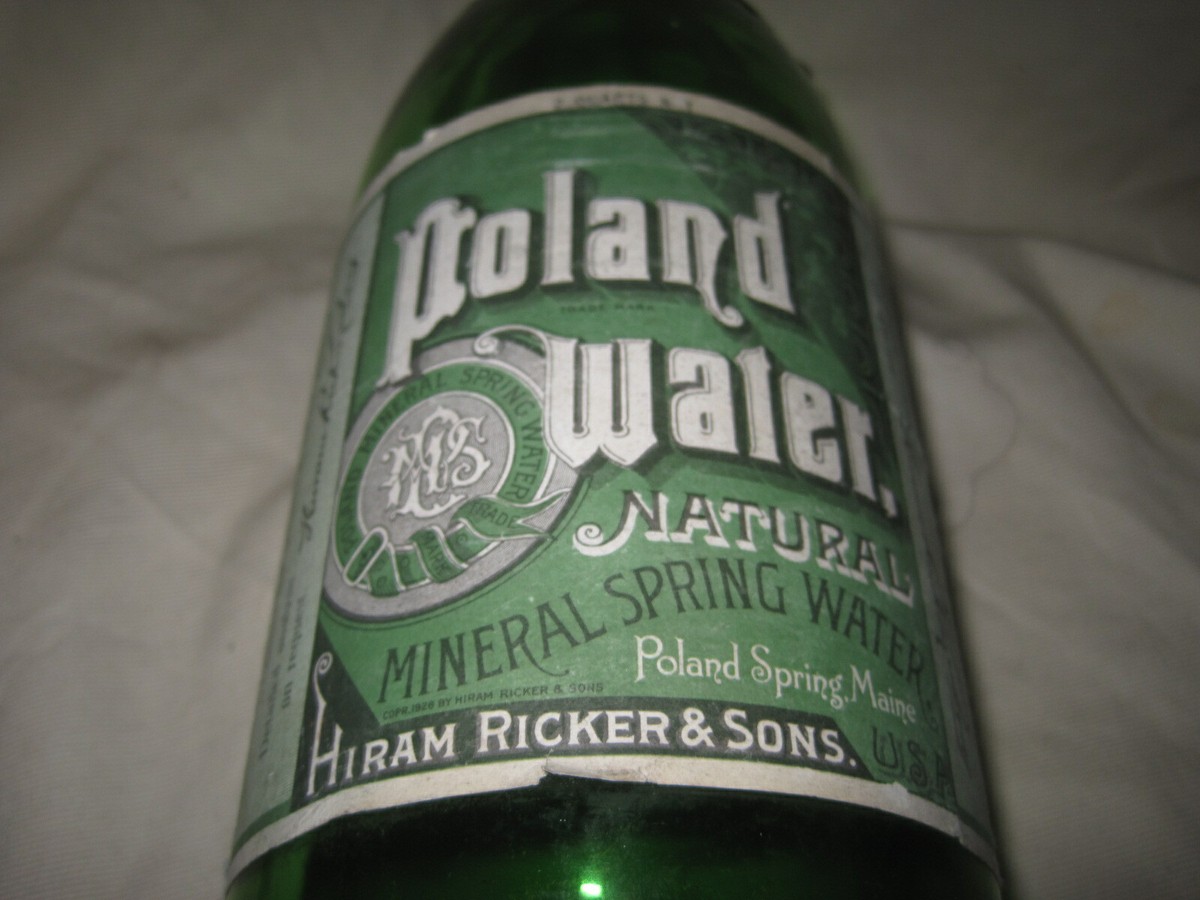 Poland Spring Water Bottle Label