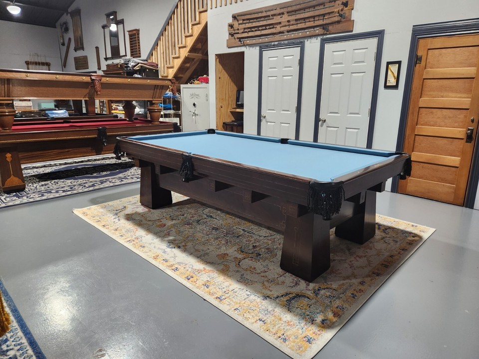 Antique Pool Table 'Wendt' 9' 1920s | eBay