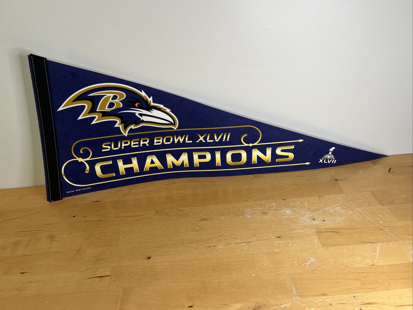 Super Bowl XLVII 12x30 Baltimore Ravens Classic Pennant Brand New | eBay