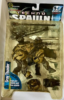 Techno SPAWN Gray Thunder Rhino Action Figure Series 15 McFarlane Toys ...