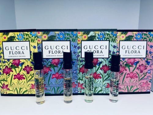 Gucci Flora Gorgeous Perfume Collection For Women Sample Spray 4Pc Set ...