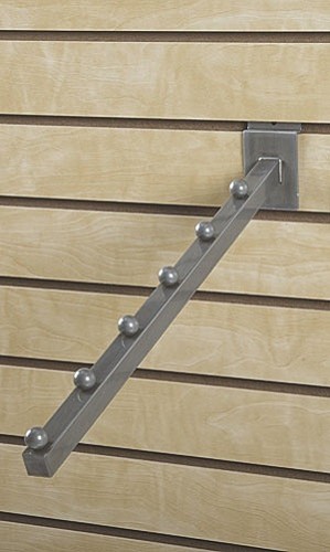 Set of 10 Slatwall Waterfall Faceouts Gray 6 Ball Cascading Boutique ...