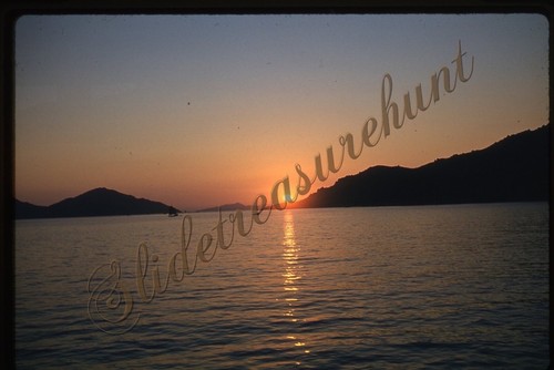 Silver Lake Sunset Landscape Scenery 1950s 35mm Slide Kodachrome | eBay
