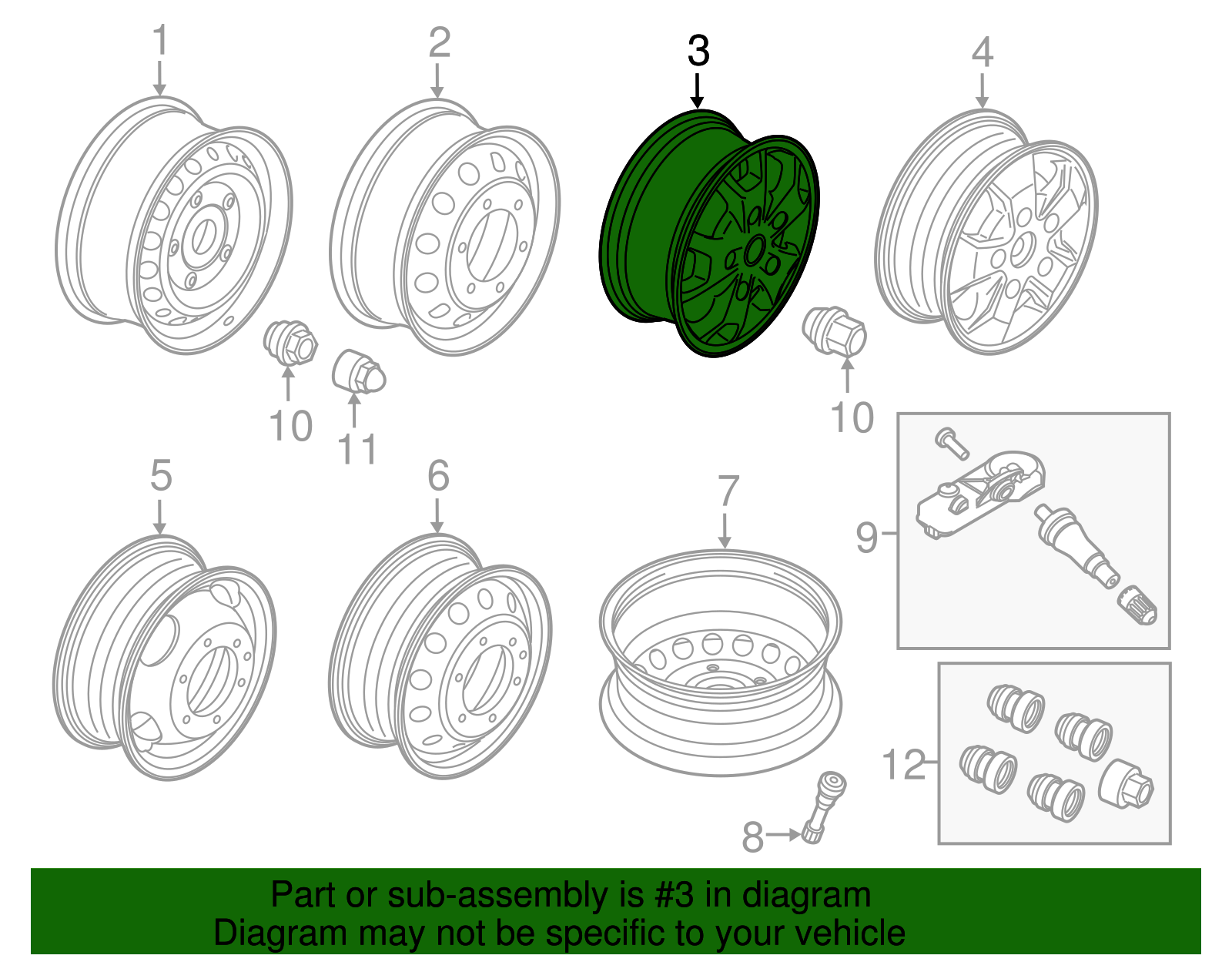 Genuine Ford Wheel HK4Z*1007*A | eBay