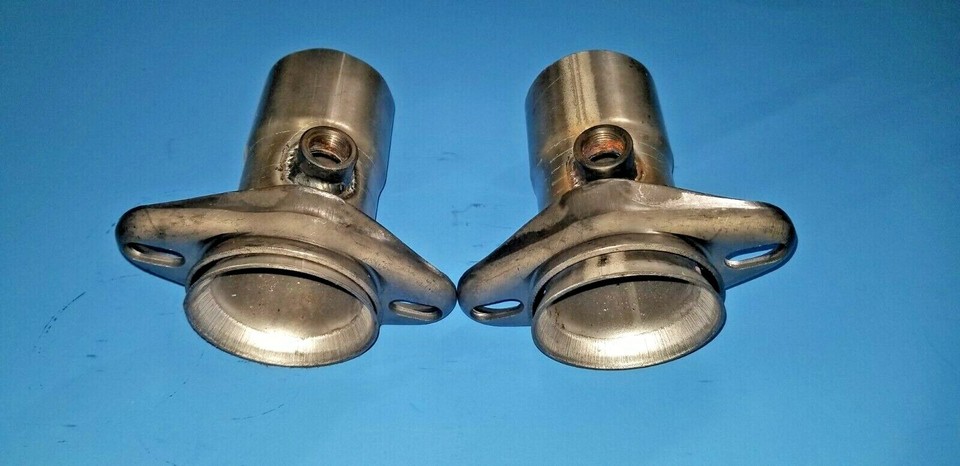 2.5"Ball Header to 2.5"ID Aluminized Pipe 2 Bolt Socket Reducer With O2 ...
