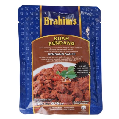 Brahim's Rendang Sauce - Kuah Rendang - 180g | eBay UK