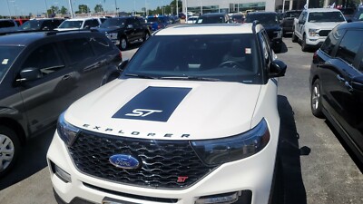 2020-2024 FOR Explorer ST Hood Vinyl Graphic MATTE BLACK | eBay