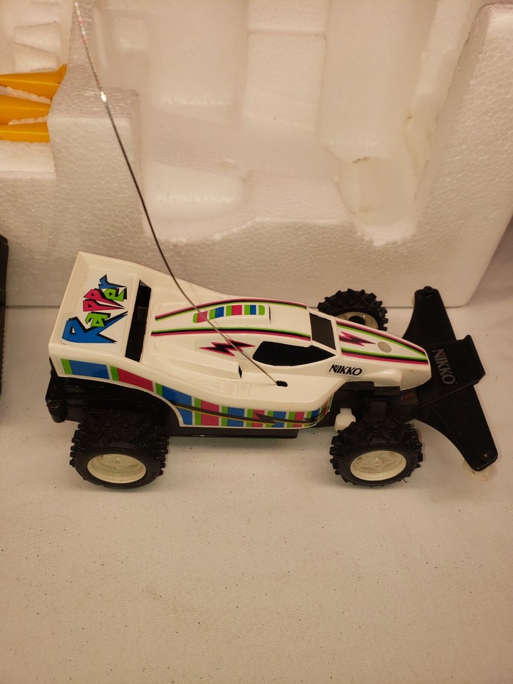 Nikko Radio Control Pocket Flyers Rapper 1:32 Scale RC Race Car Damaged ...