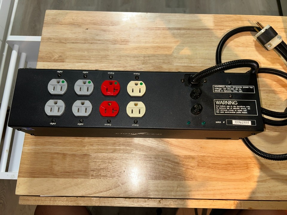 Chang Lightspeed CLS 9600 ISO Mk II Audiophile Power Filter - TESTED ...