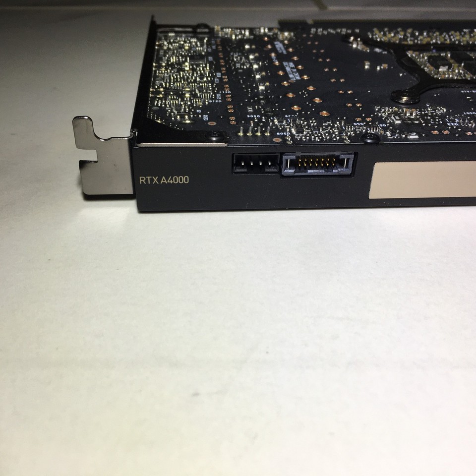 Nvidia RTX A4000 16GB GDDR6 with ECC, 4 Display Ports 1.4, PCI Express ...