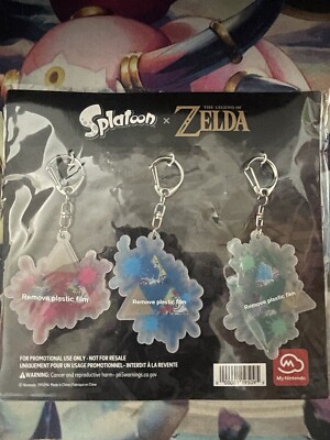 Splatoon™ x The Legend of Zelda™ Splatfest Keychain Set My Nintendo | eBay