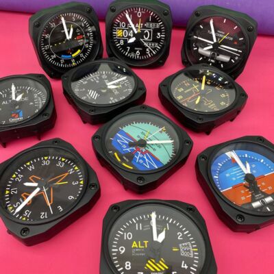 Aviation Desk Clock, Alarm Clock,Trintec, Desk Model Clock Aviator | eBay