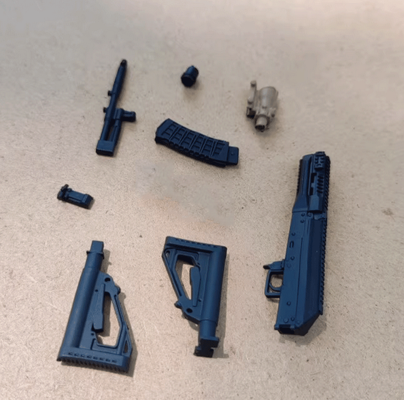 1/12 scale Soldier Brand new AK12 gun 1:12 weapon for 6" Notaman doll ...