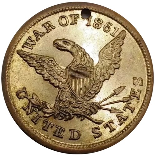 (1861) War Of 1861 Union Eagle Civil War Dog Tag Unissued | eBay