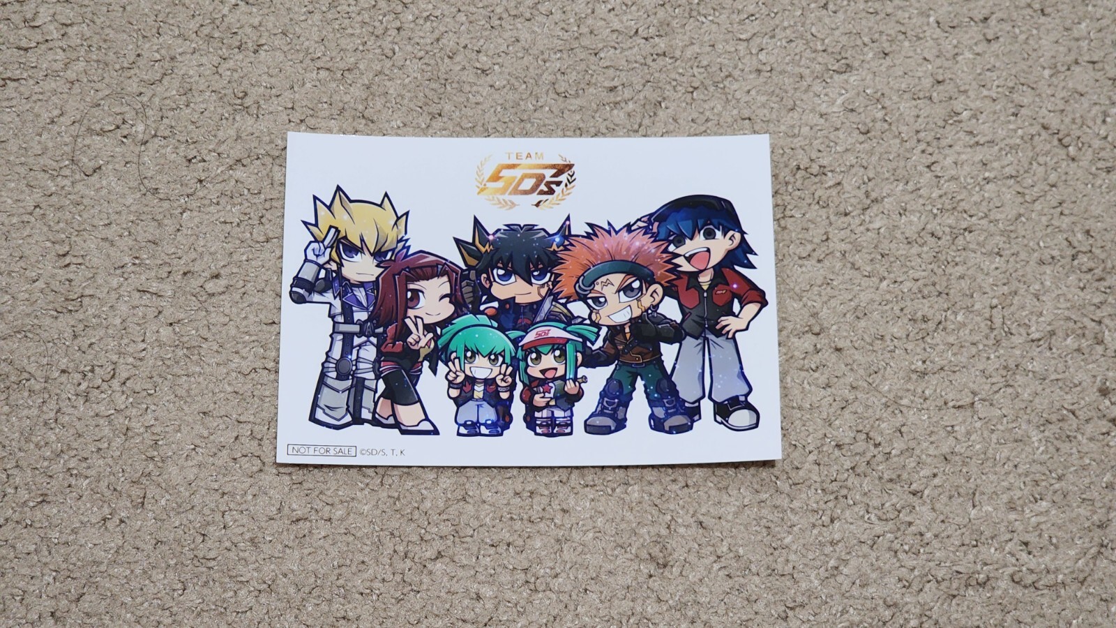 Yu-Gi-Oh! 5D'S Cospa Store Bonus L Size Bromide All of Team 5D's | eBay