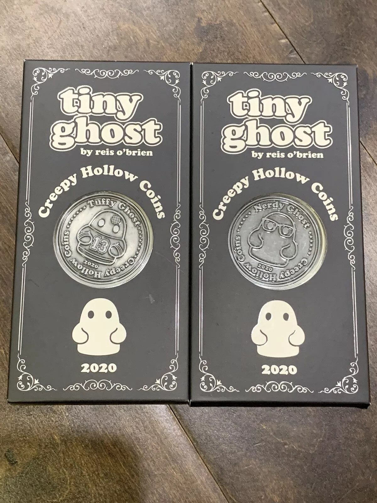 2020 Bimtoy Tiny Ghost Creepy Hollow Coins Nerdy & Tuffy Reis O’Brien ...