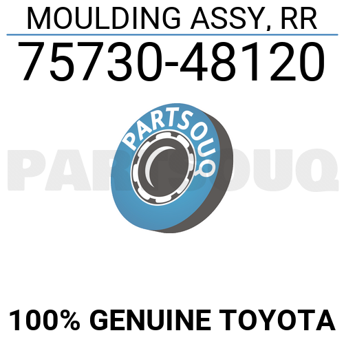 7573048120 Genuine Toyota MOULDING ASSY, RR 75730-48120 | eBay
