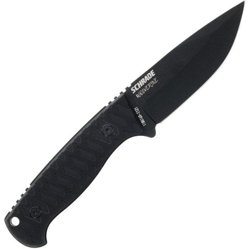 Schrade Wolverine Fixed-Blade Knife 3.75" Stainless Steel Blade G10 ...