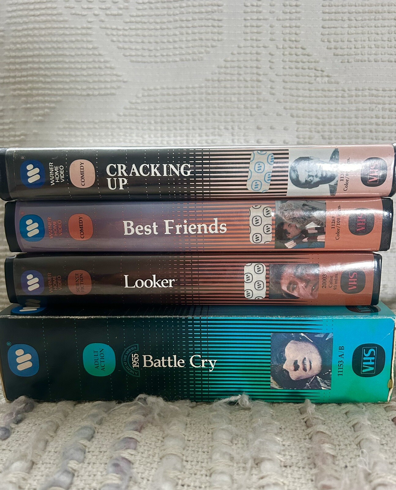 Warner Clamshell VHS lot RARE Best Friends, Looker, Cracking Up Lot Of ...