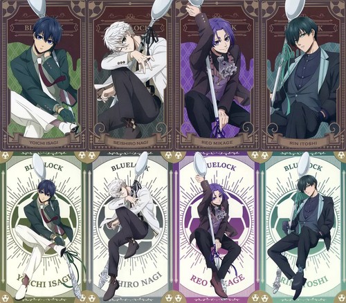 Blue Lock Character Card Set of 8 Namco Original Illustration Official ...