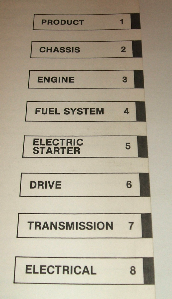 Harley 1984-1989 Flt Fxr Service Manual Super Glide Low Rider Electra ...