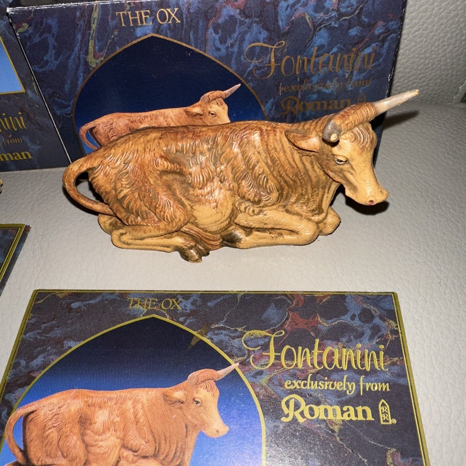 Lot Of 3 Fontanini THE OX GOAT DONKEY 1992 IN BOXES Roman | eBay