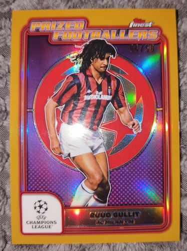 2024-25 Topps Finest UCC Ruud Gullit footballeurs prised /50 - AC Milan ...