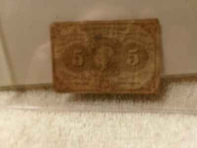 United States 5 Cents Fractional Paper Currency First Issue George ...