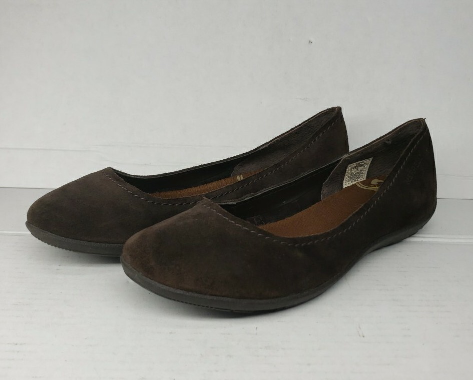 MERRELL Avesso J56338 Expresso Suede Ballerina Flats … - Gem