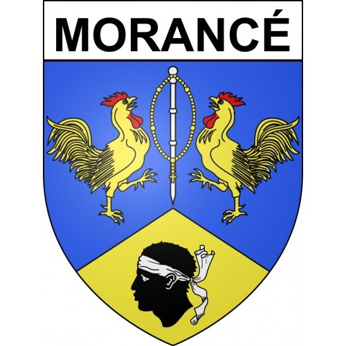 Morancé 69 ville sticker blason écusson autocollant adhésif | eBay