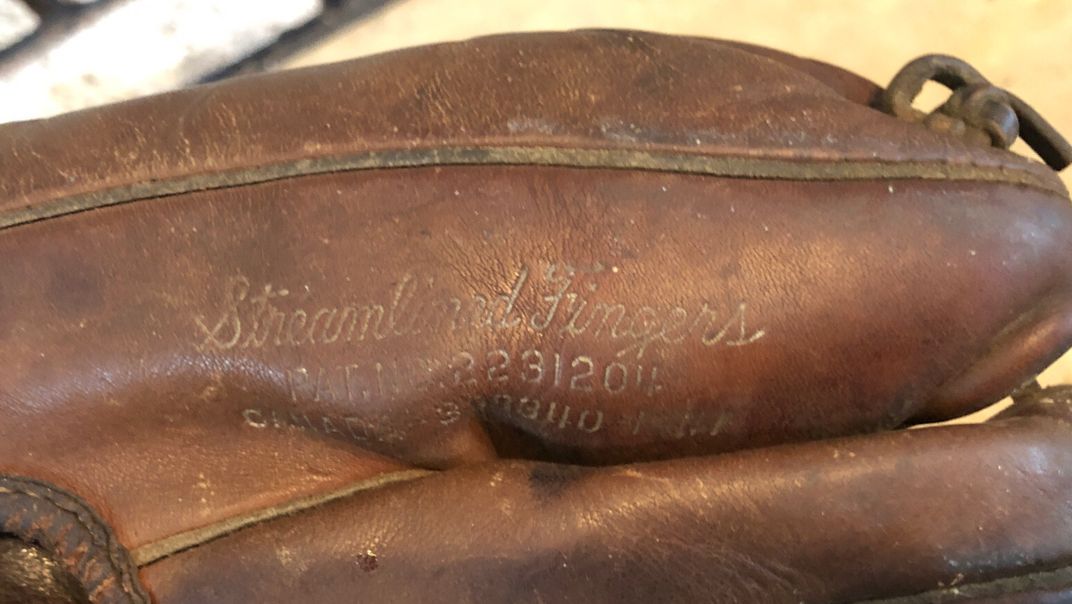 Wilson A2934 Three Finger Baseball Glove vtg Made in USA Ted Williams ...
