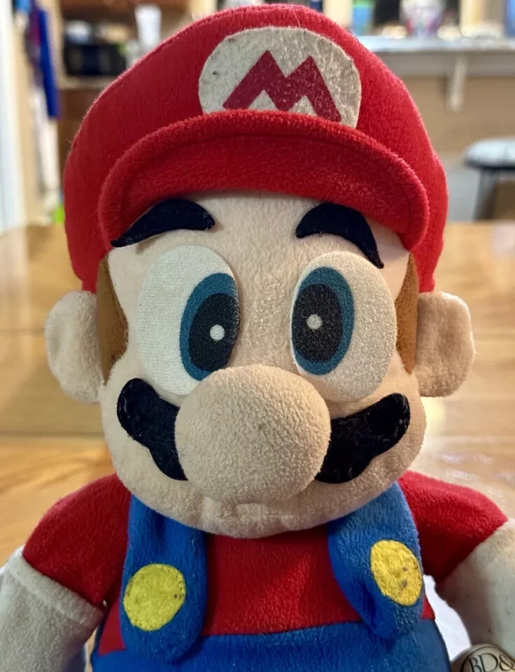 Vintage BD&A Super Mario 64 Talking Plush Nintendo Collectables N64 ...