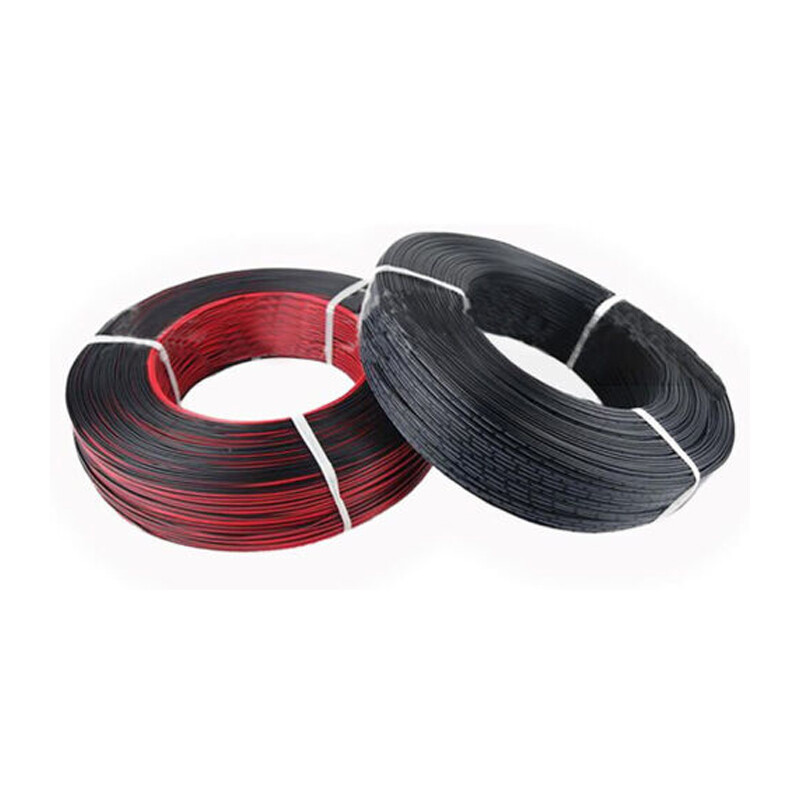 16-30AWG 2-Core UL2468 Stranded Parallel Electrical Wire Flat Ribbon ...