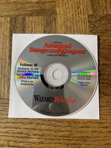 Advanced Dungeons And Dragons PC Game | eBay