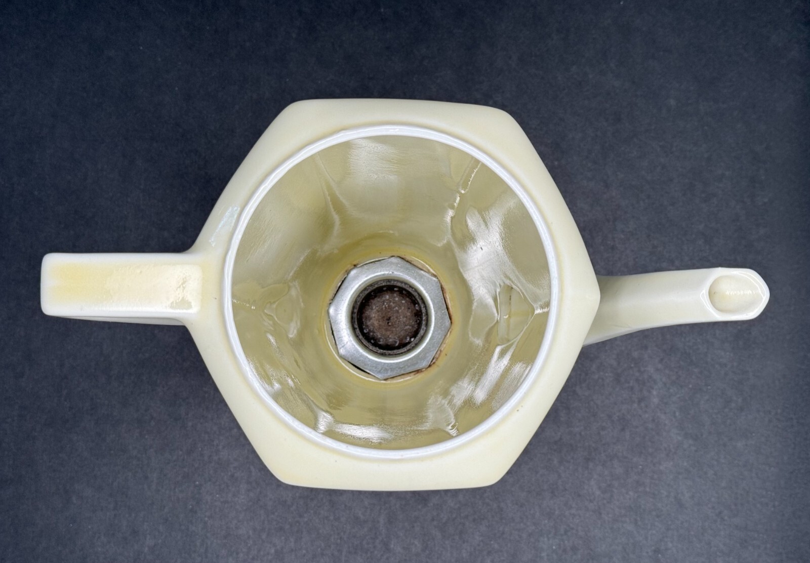 VINTAGE ROYAL ROCHESTER COFFEE POT PERCOLATOR Ceramic Poppy Plant ...