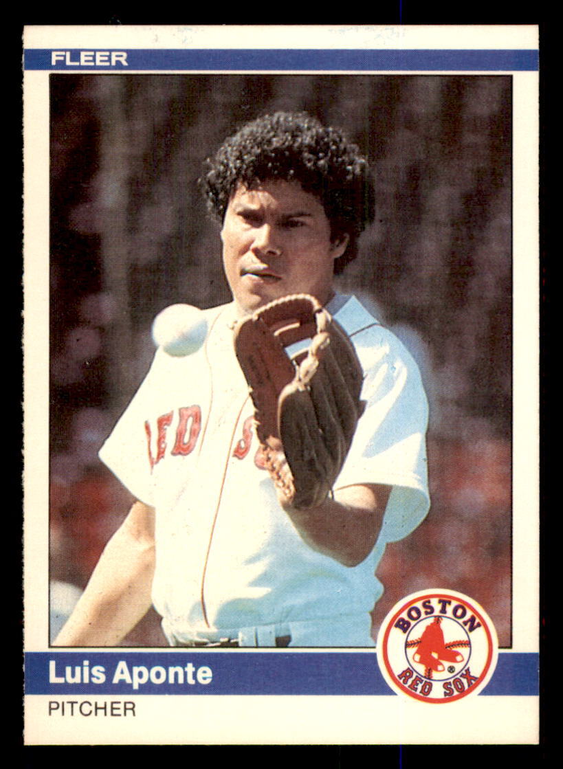 1984 Fleer #389 Luis Aponte Boston Red Sox | eBay