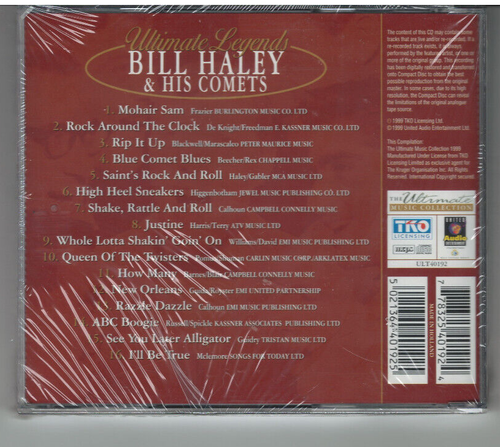 Haley, Bill : Ultimate Legends-Bill Haley & His Comets by Bill Haley ...