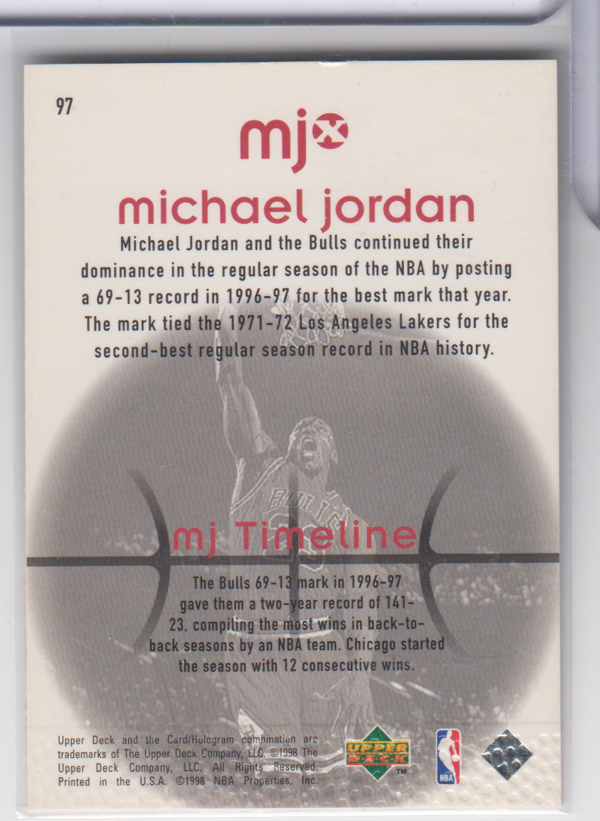 Chicago Bulls History Timeline Michael Jordan Chicago Bulls 24.25'' X
