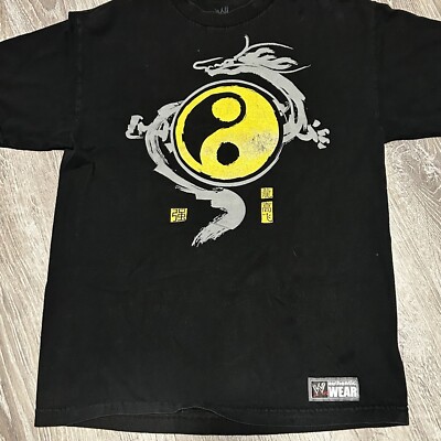 Vintage WWF ROB VAN DAM Yin Yang Dragon Fly Powerful 4:20 RVD Medium ...