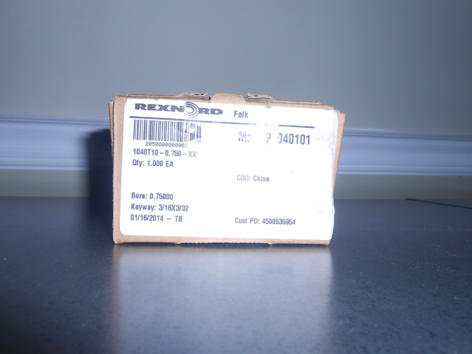 REXNORD/FALK 1040T10-0.75-XX, 91040101, GRID COUPLING HUB, 0.75000 BORE ...
