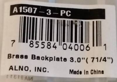 Alon A1507-3-PC Cabinet Hardware Backplate | eBay