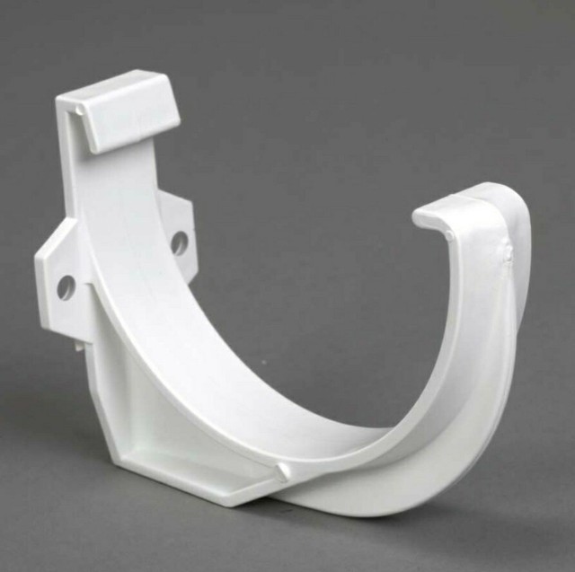 Plastmo P06401a Half Round Bracket Vinyl White 4" for sale online | eBay