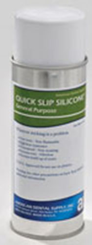 QUICK SLIP SILICONE SPRAY- 16 OZ Use on instruments, handpieces for ...