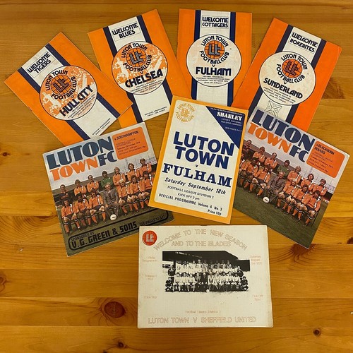 Vintage Luton Town Home Football Programmes x 21 - 1970's - Bundle ...