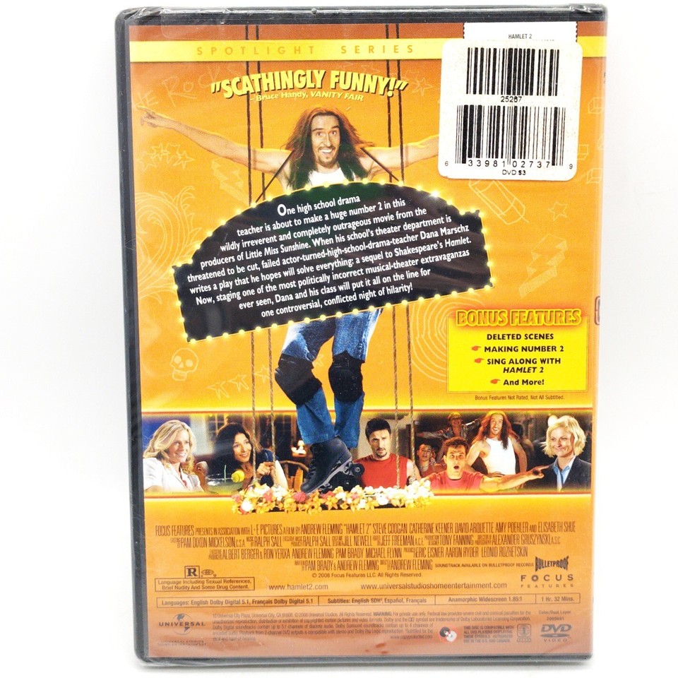 Hamlet 2 (DVD, 2008) CATHERINE KEENER DAVID ARQUETTE ELIZABETH SUE New ...