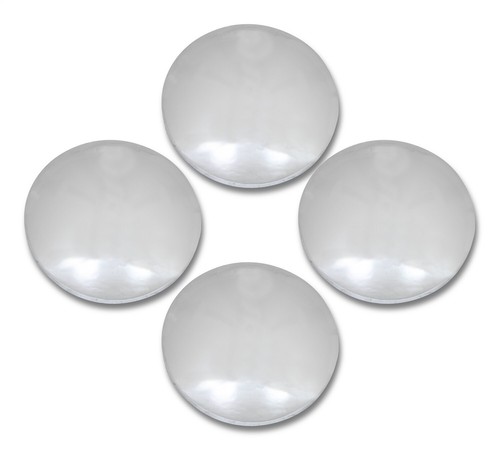 CHROME BABY MOON HUBCAPS SET OF 4 VOLKSWAGEN T1 BUG BEETLE T2 BUS GHIA ...