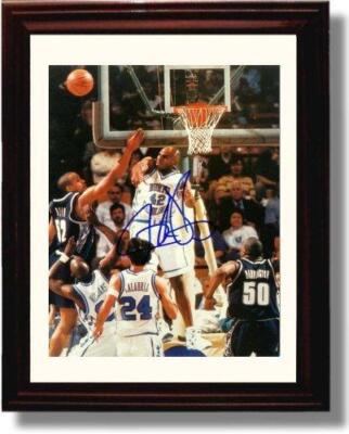 16x20 Framed Jerry Stackhouse Autograph Promo Print - North Carolina ...