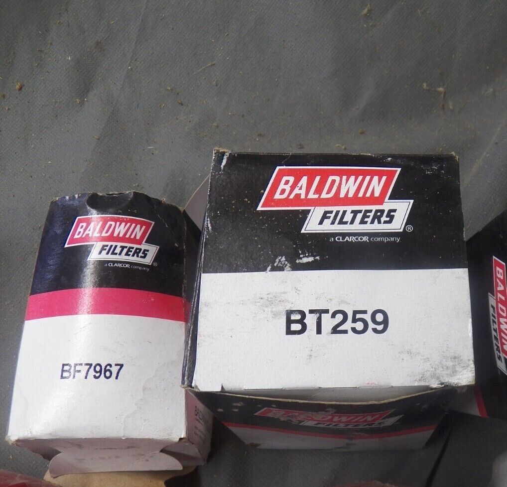 Baldwin Filter Lot of 6 Filters: BT216 BT259 BF970 B7322 BF7674D BF7967 ...