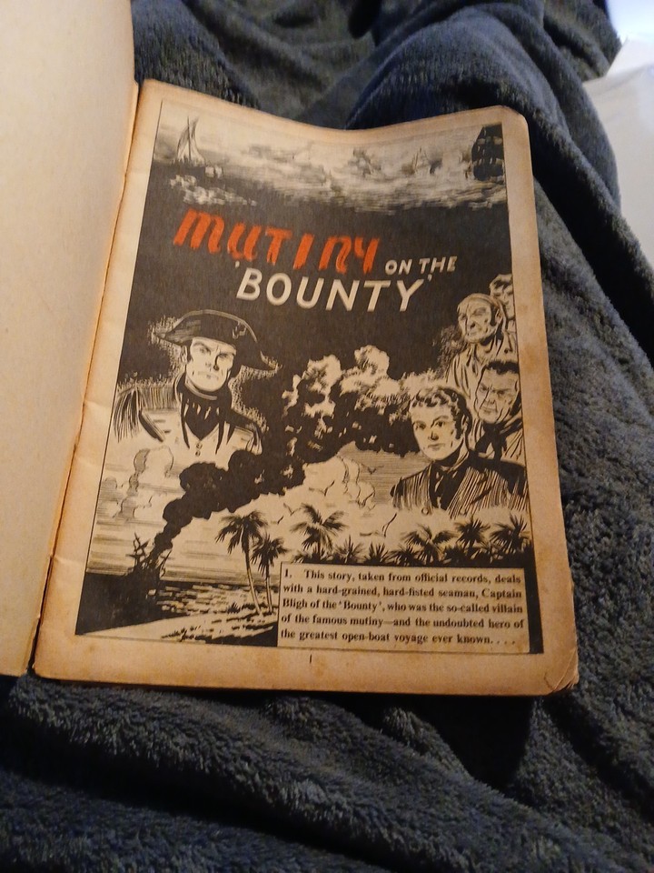 Classic in Pictures #11 Mutiny On The Bounty 1949 Golden Age Painted ...