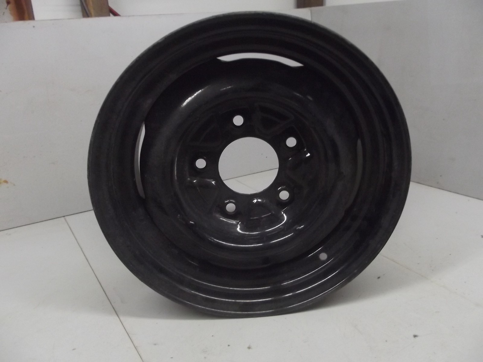 15X6 FORD TRUCK WHEEL 5 ON 5.5 PATTERN F100 hubcap type hotrod rim ...